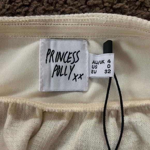 Tops | Princess Polly Cream Colored Waffle Material Tube Top | Poshmark